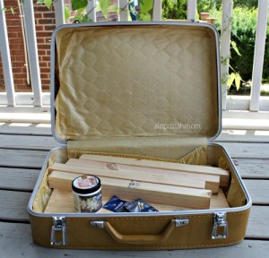 DIY Suitcase Table