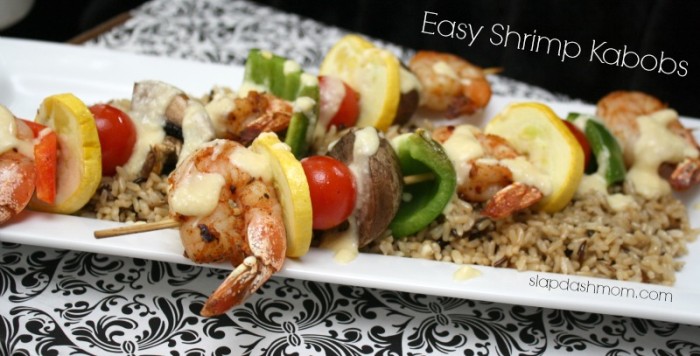 Shrimp Kabob Recipe - Slap Dash Mom