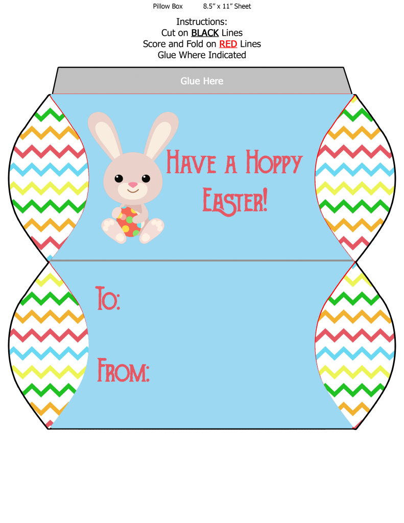 FREE Printable Easter Treat Box - Slap Dash Mom