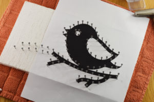 DIY Bird String Art - Slap Dash Mom