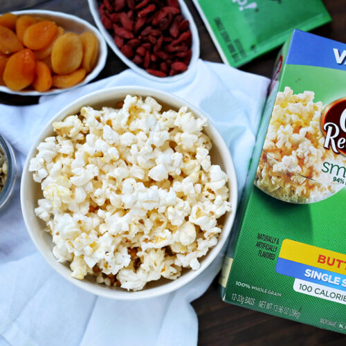 Healthy Trail Mix with Popcorn - Slap Dash Mom