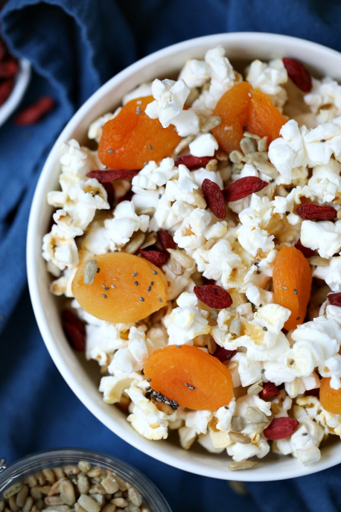 Healthy Trail Mix with Popcorn - Slap Dash Mom