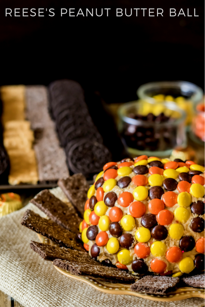 Best Reese's Peanut Butter Cheese Ball - Slap Dash Mom