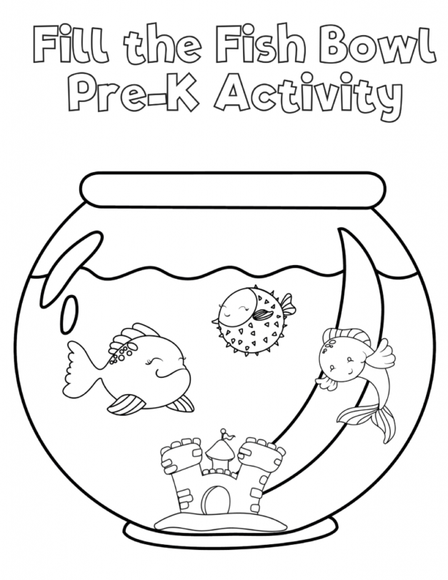 Free Preschool Fish Printable Workbook - Slap Dash Mom