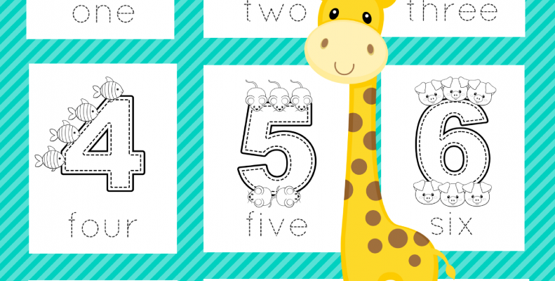 Free Preschool Number Printables - Slap Dash Mom