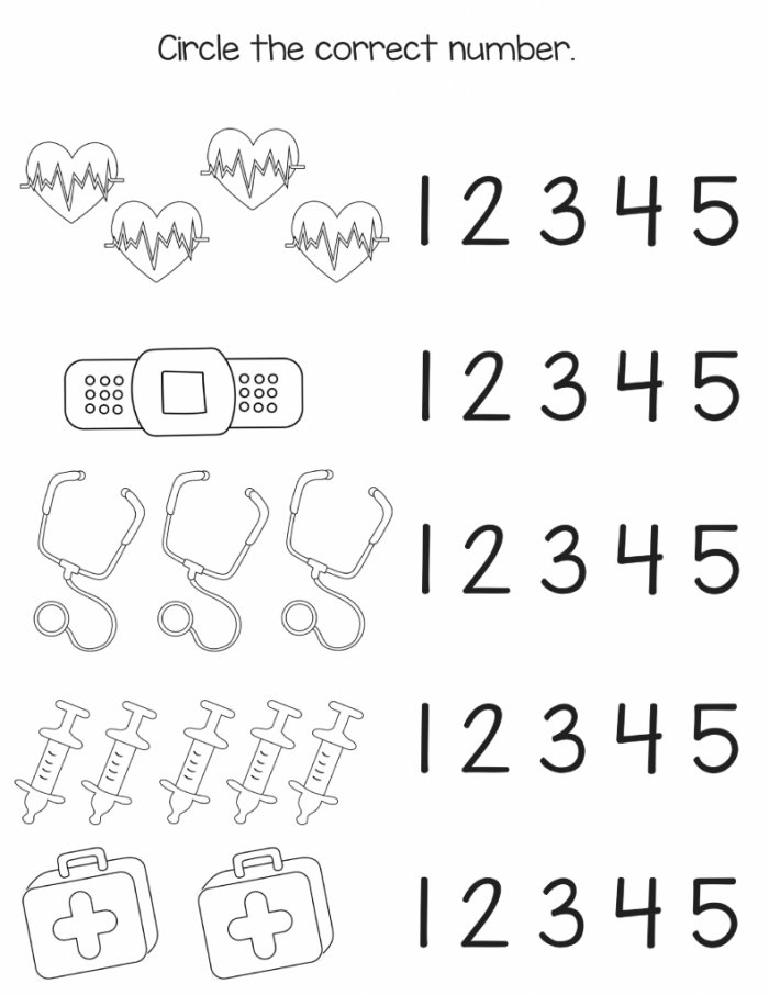 Free Preschool Printable Health Activity Book | Slap Dash Mom