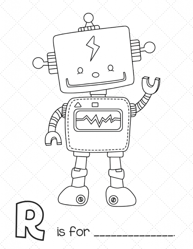 Free Printable Robot Workbook - Slap Dash Mom