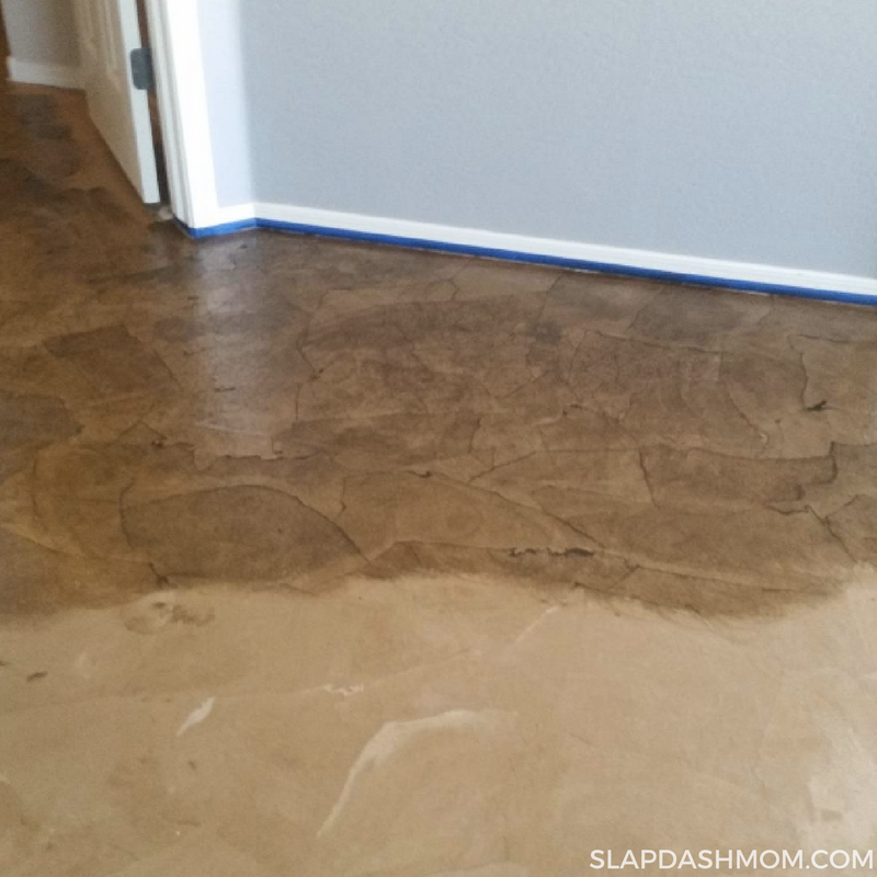 Paper Bag Floor DIY - Easy Step by Step Tutorial - Slap Dash Mom