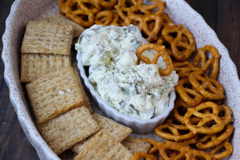Easy Dill Pickle Dip - 1 Freestyle Point - Slap Dash Mom