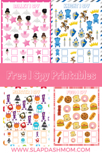 Free I Spy Preschool Printables - Slap Dash Mom