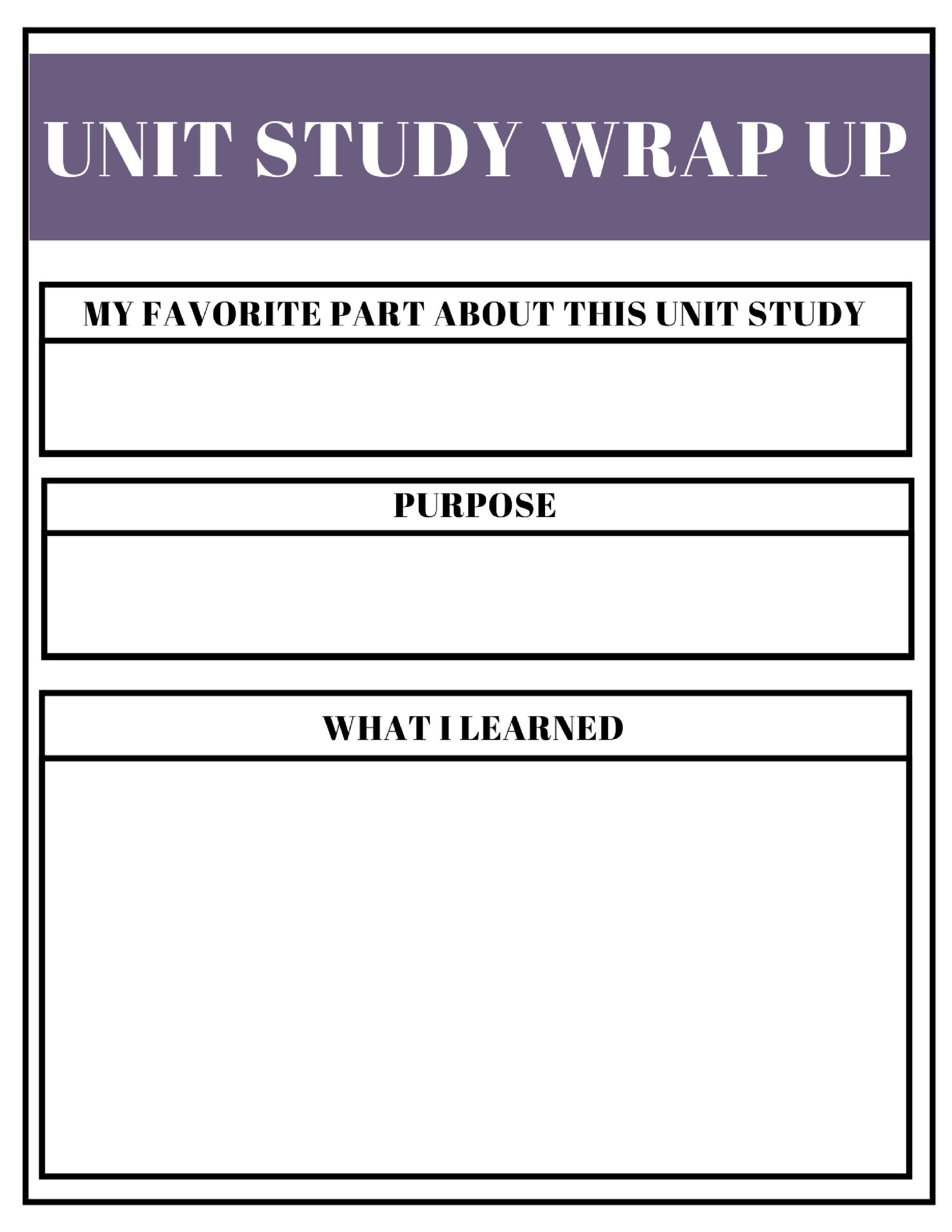 Free Unit Study Planner (for All Grades!) - Slap Dash Mom