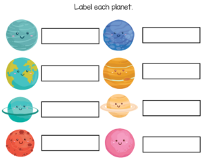Kindergarten Worksheets - Free Solar System Workbook - Slap Dash Mom
