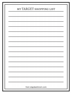 Weight Watchers Friendly Target Shopping List - Slap Dash Mom