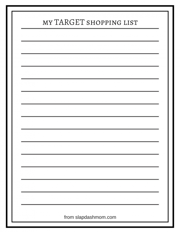 Weight Watchers Friendly Target Shopping List - Slap Dash Mom