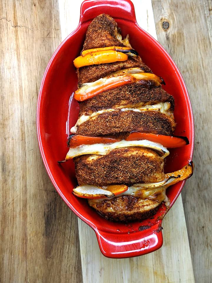 Weight Watchers Cajun Stuffed Chicken-ONLY 1 POINT!! - Slap Dash Mom