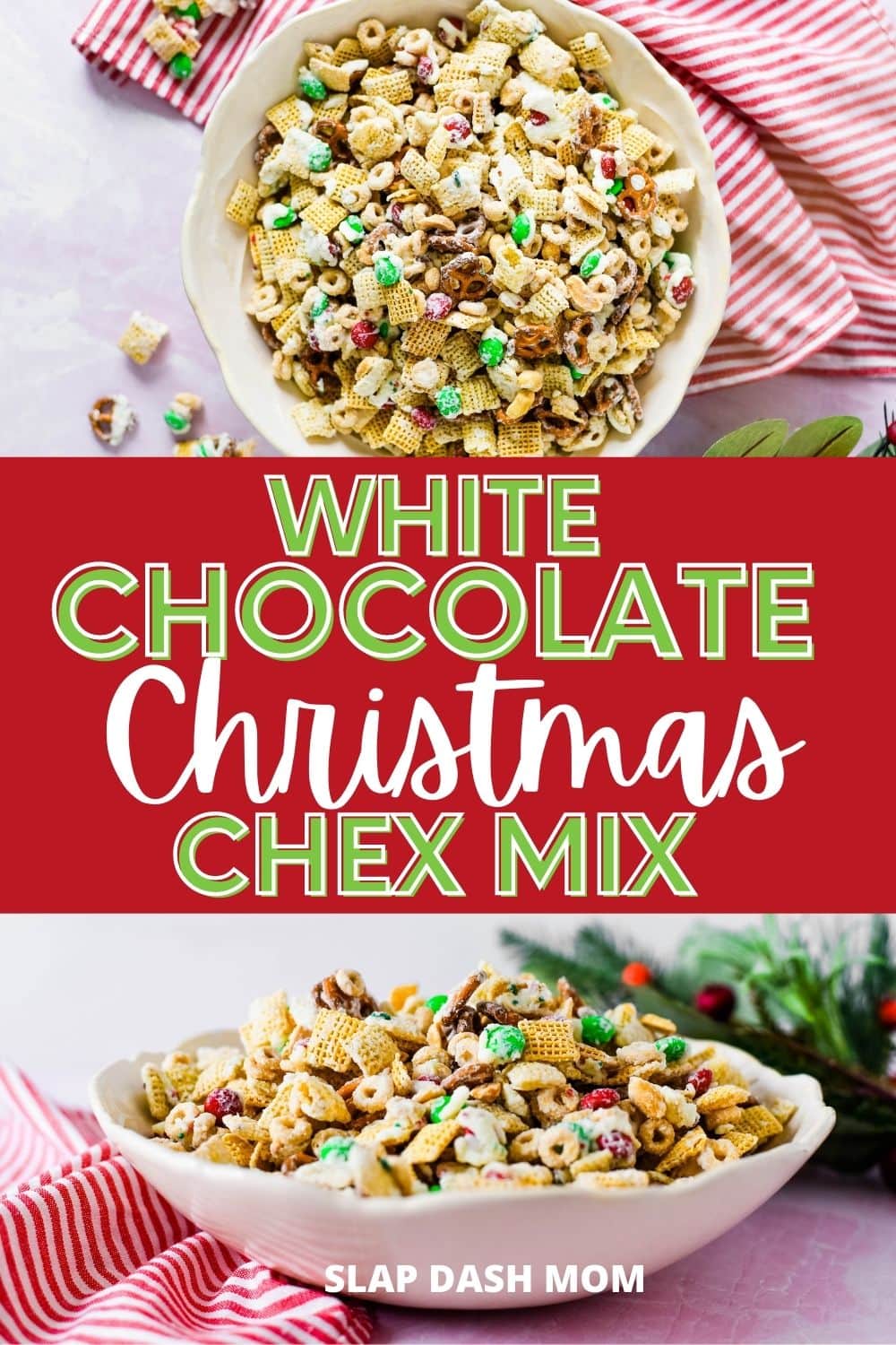 White Chocolate Chex Mix - Slap Dash Mom